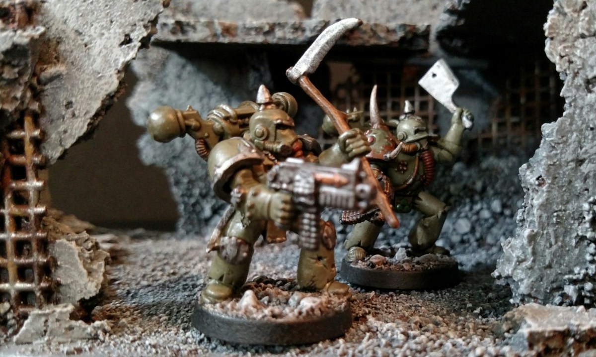 New Paint for Old Plague Marines | Comrade's Wargames